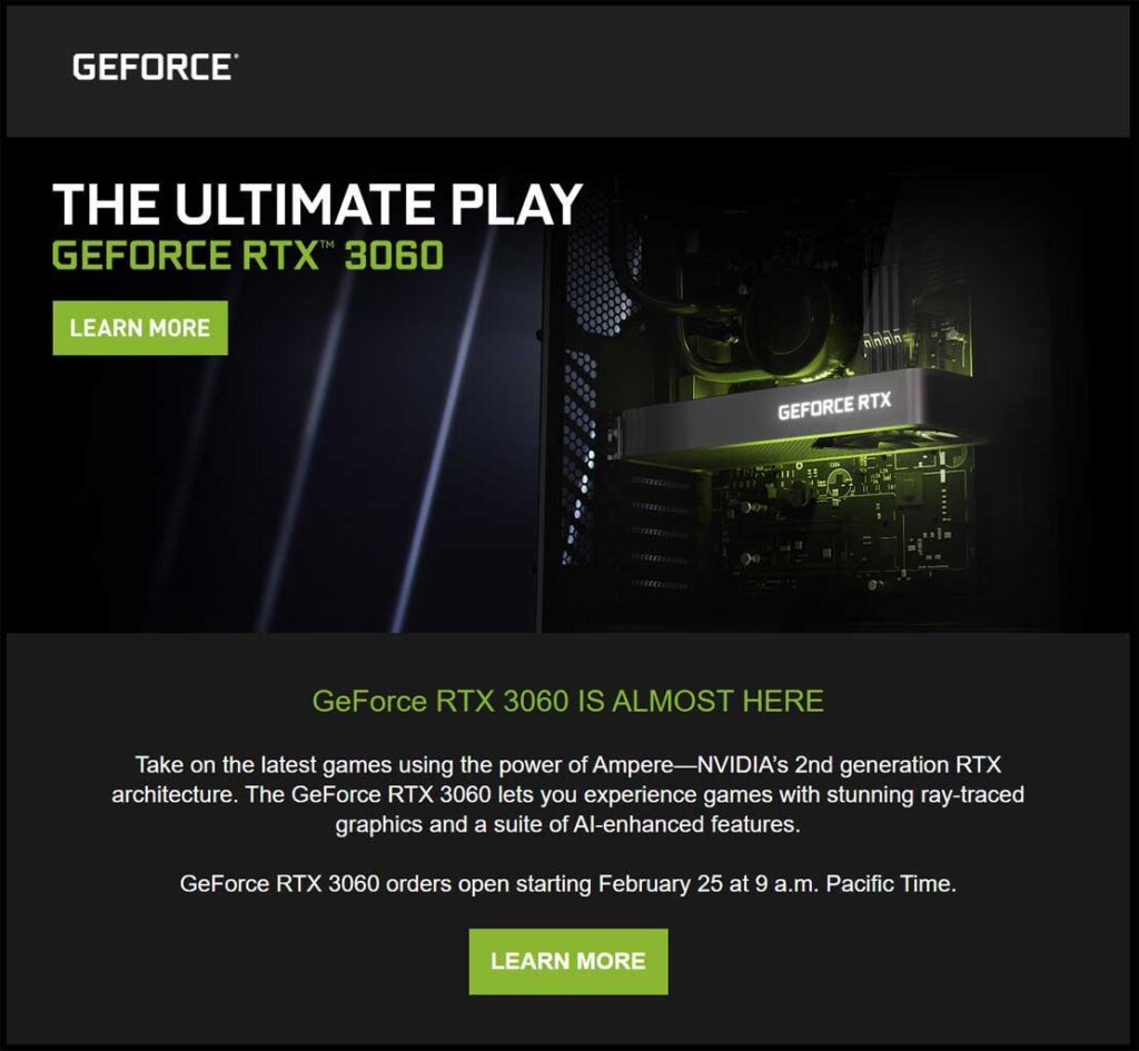 The GeForce RTX 3060 Experience - TweakHound